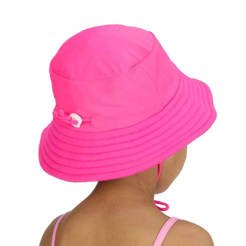 Zoggs Pink Pacific Bucket Sun Hat - Ages 1 - 6 Years, Children's Beach ...