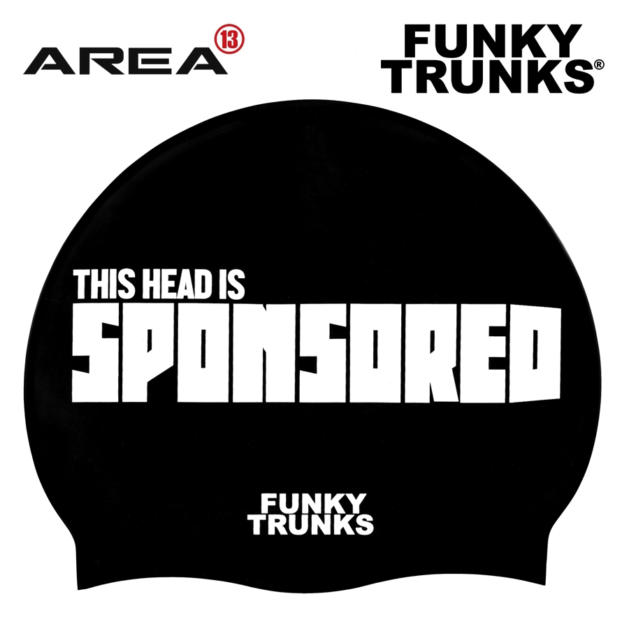 Funky Trunks Sponsored Head Swim Cap - Area13.com.au